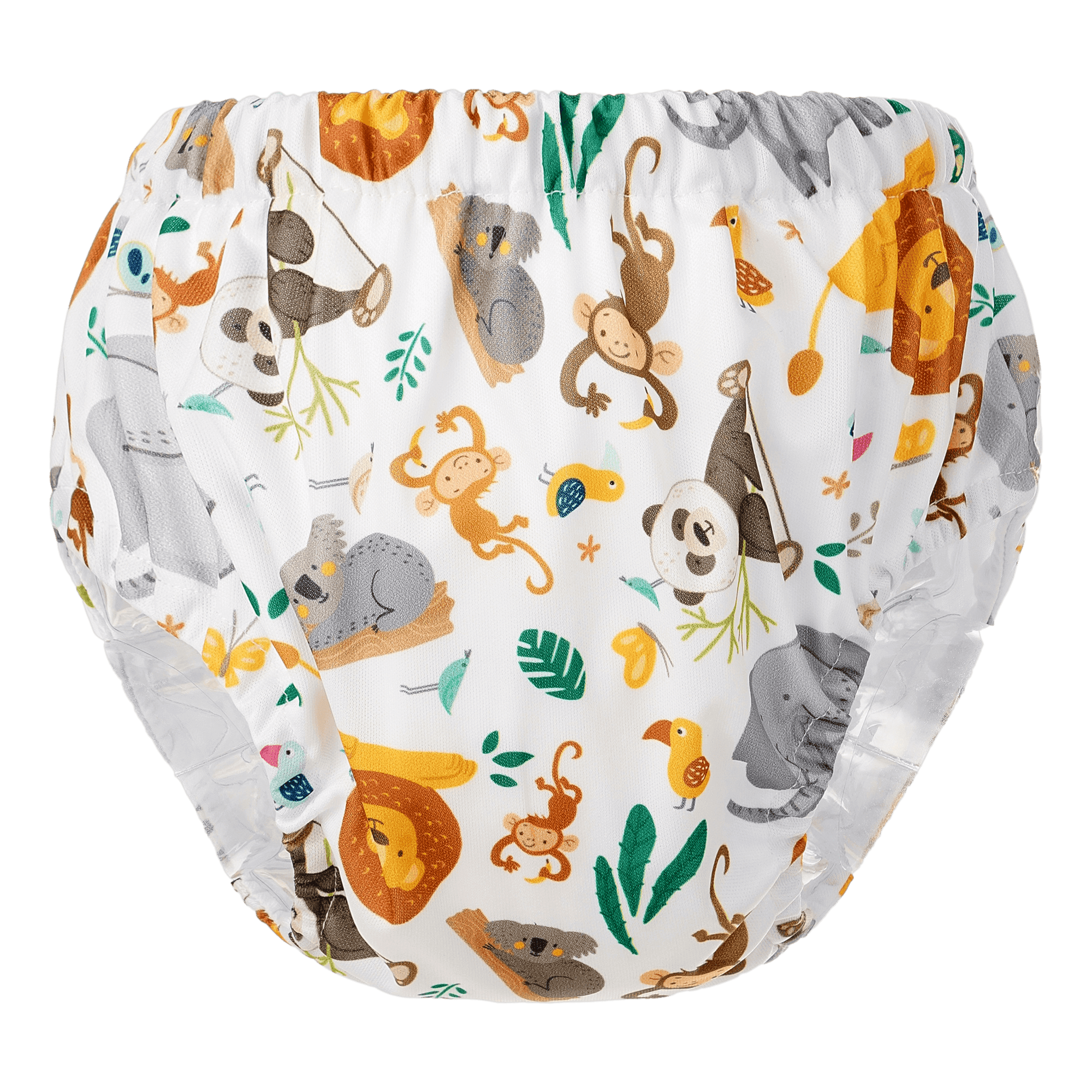 Practice pants with Wild Animals print from HappyBear Diapers!